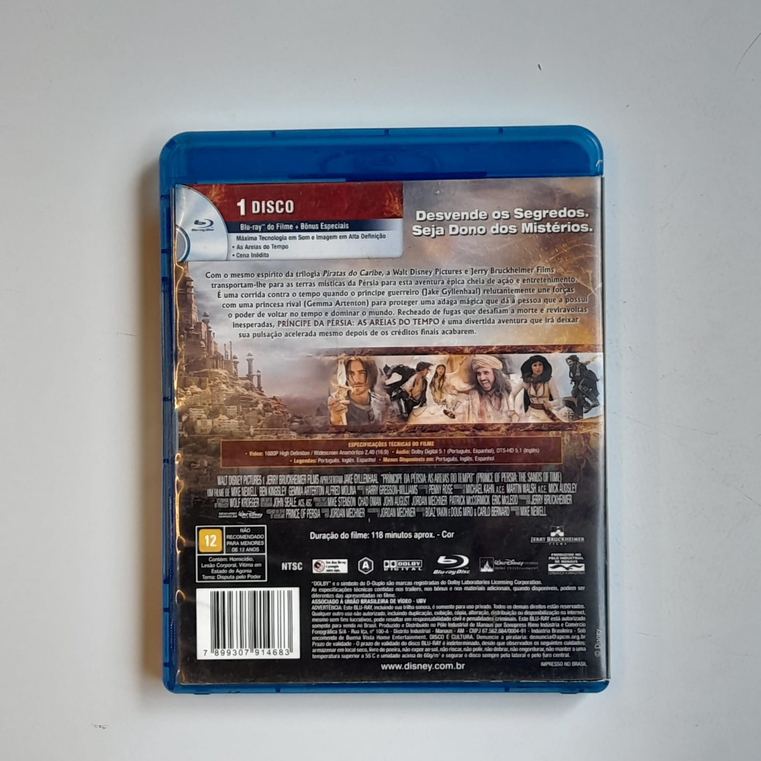 Blu-Ray Príncipe da Pérsia: As Areias do Tempo - Marcondes Discos